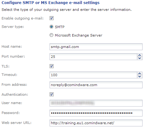 Using gmail as an outgoing server for Email Notifications in CMW Tracker - kb.cmwlab.com